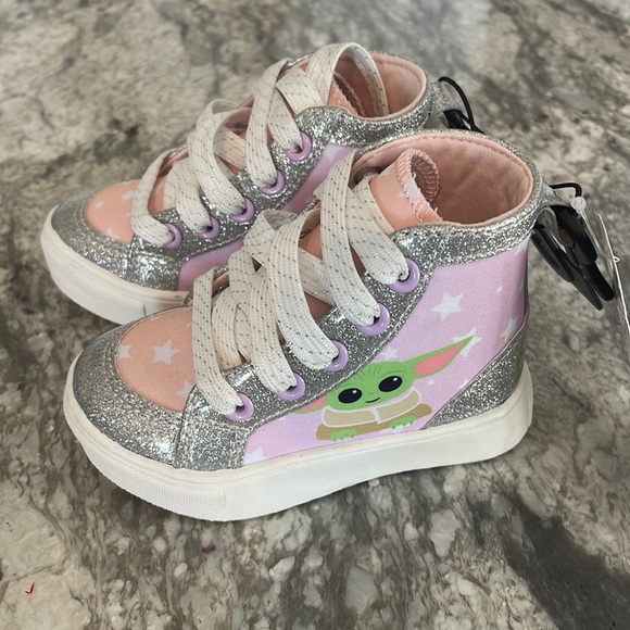 Star Wars | Shoes | Nwt Little Girls Grogu Hightops Sz 7 | Poshmark